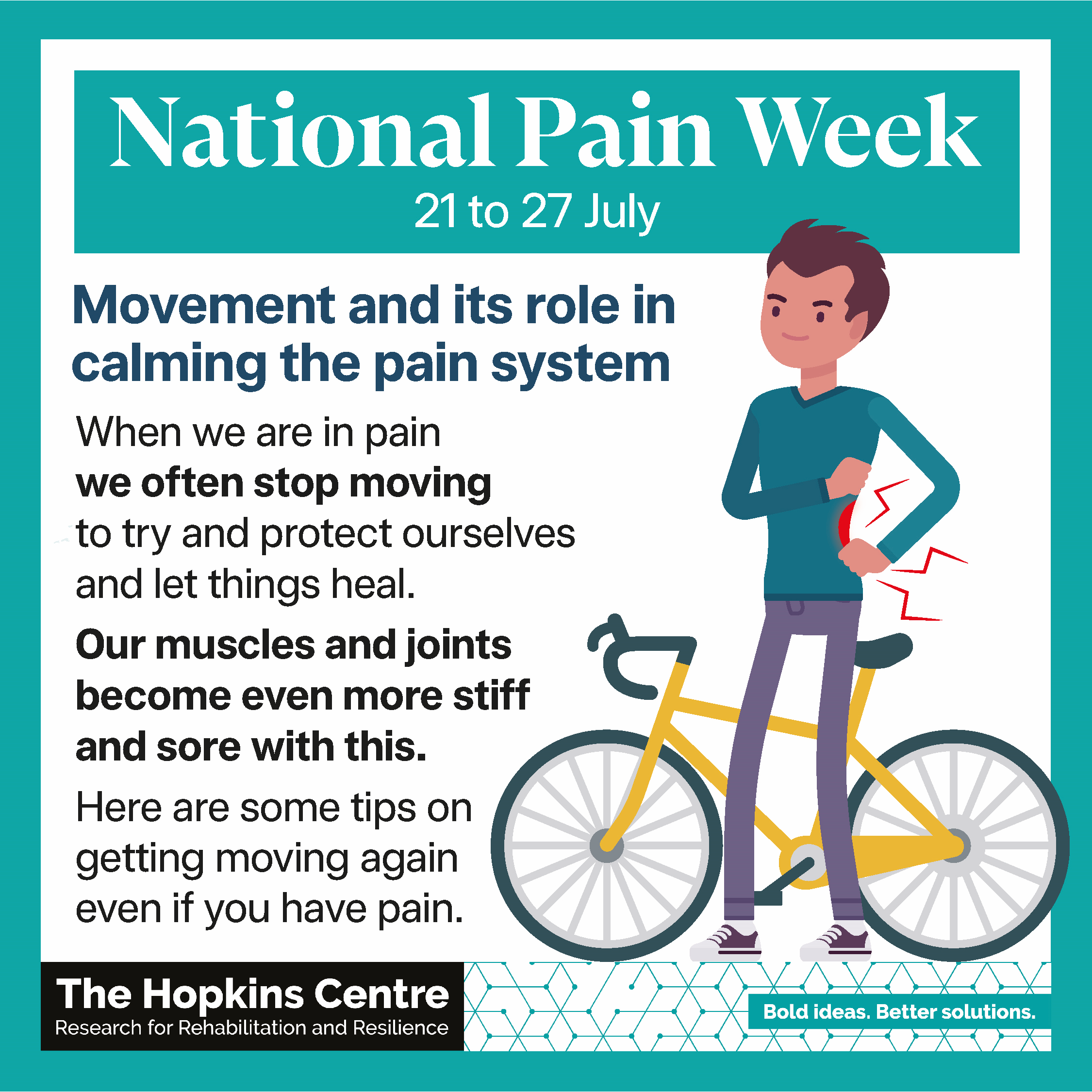 National Pain Week 21-27 July 2025 Day 3 - Hopkins Centre
